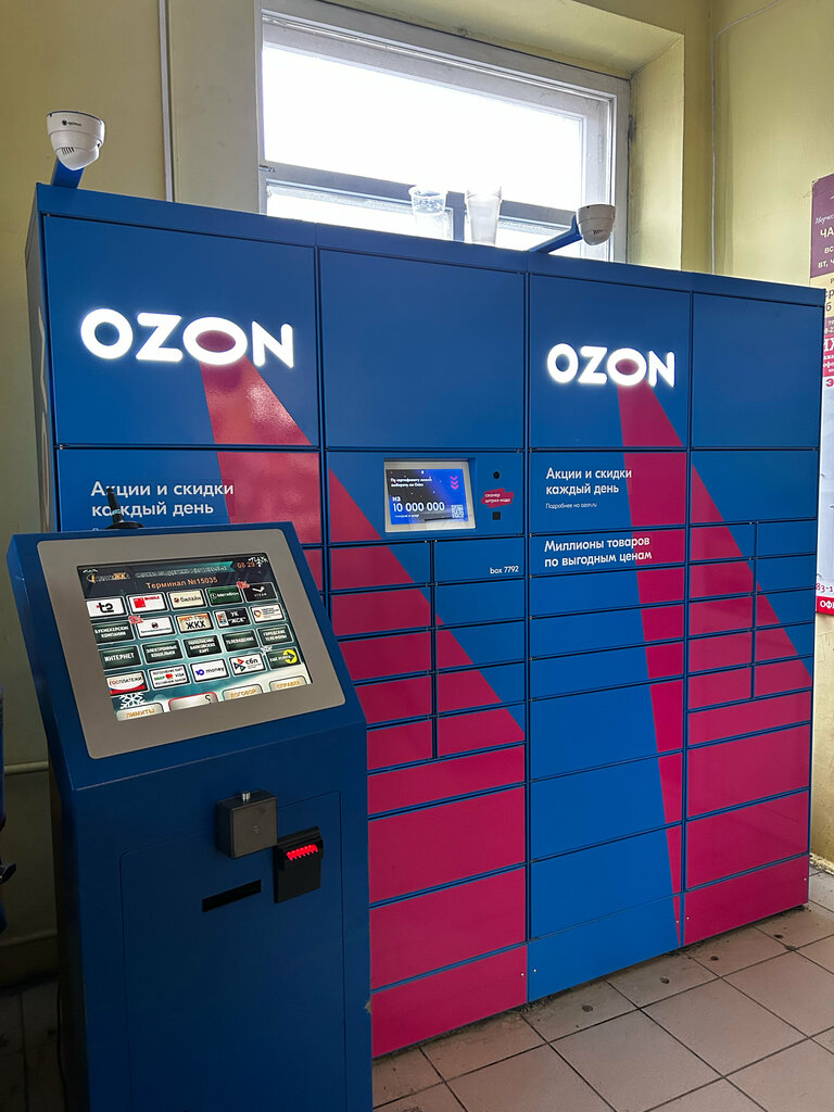 Parsel otomatı Ozon Box, Zheleznogorsk, foto