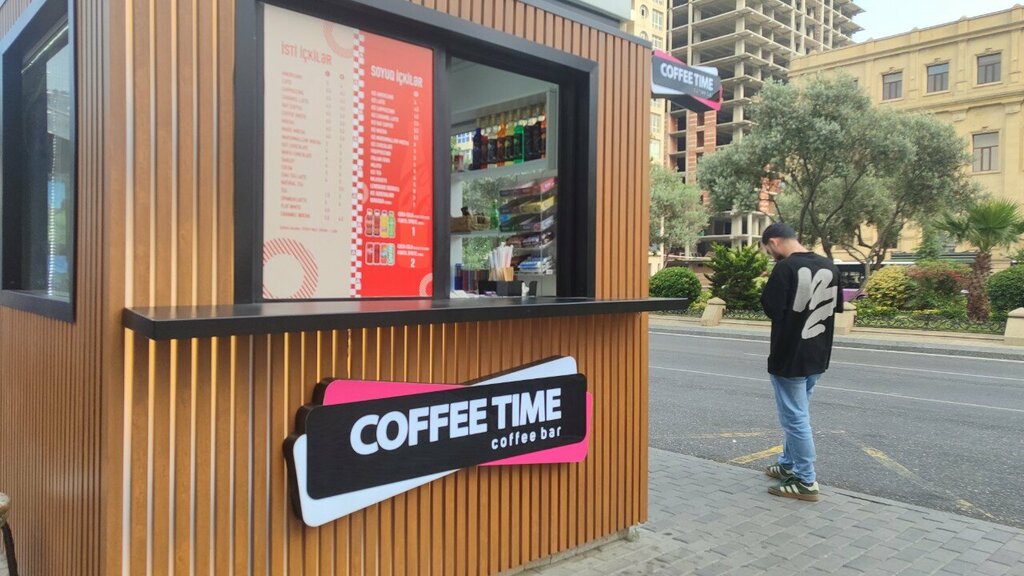 Kahve dükkanları Coffee time, Bakü, foto