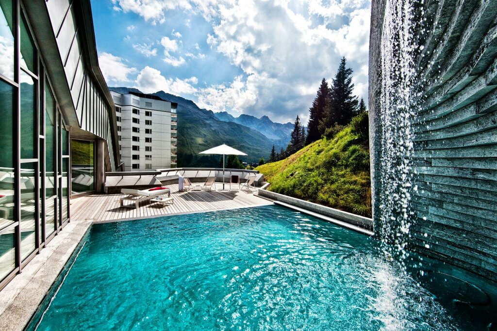 Otel Tschuggen Grand Hotel, Arosa, foto