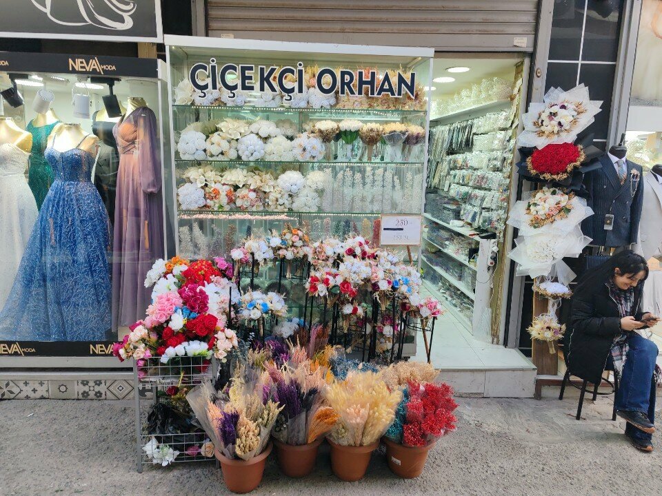 Çiçek pazarı Çiçekçi Orhan, İzmir, foto