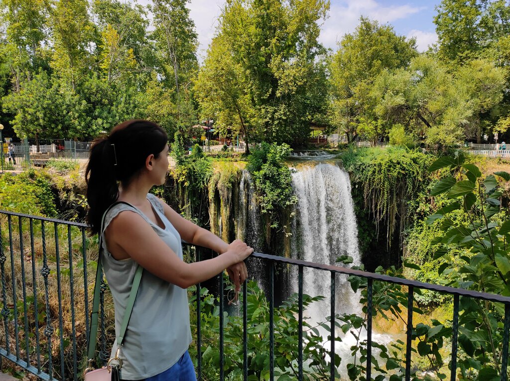 Turistik yerler Düden Şelalesi, Antalya, foto