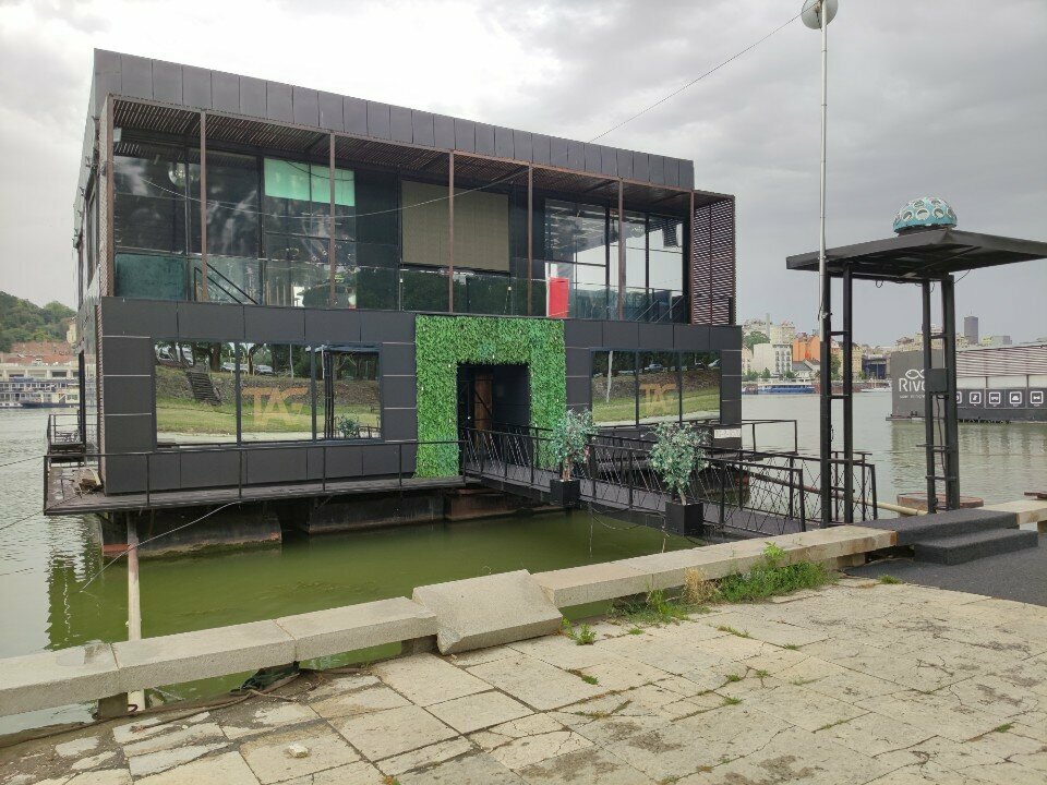 Nargile kafeler Splav Tag Belgrade Nightclub, Belgrad, foto