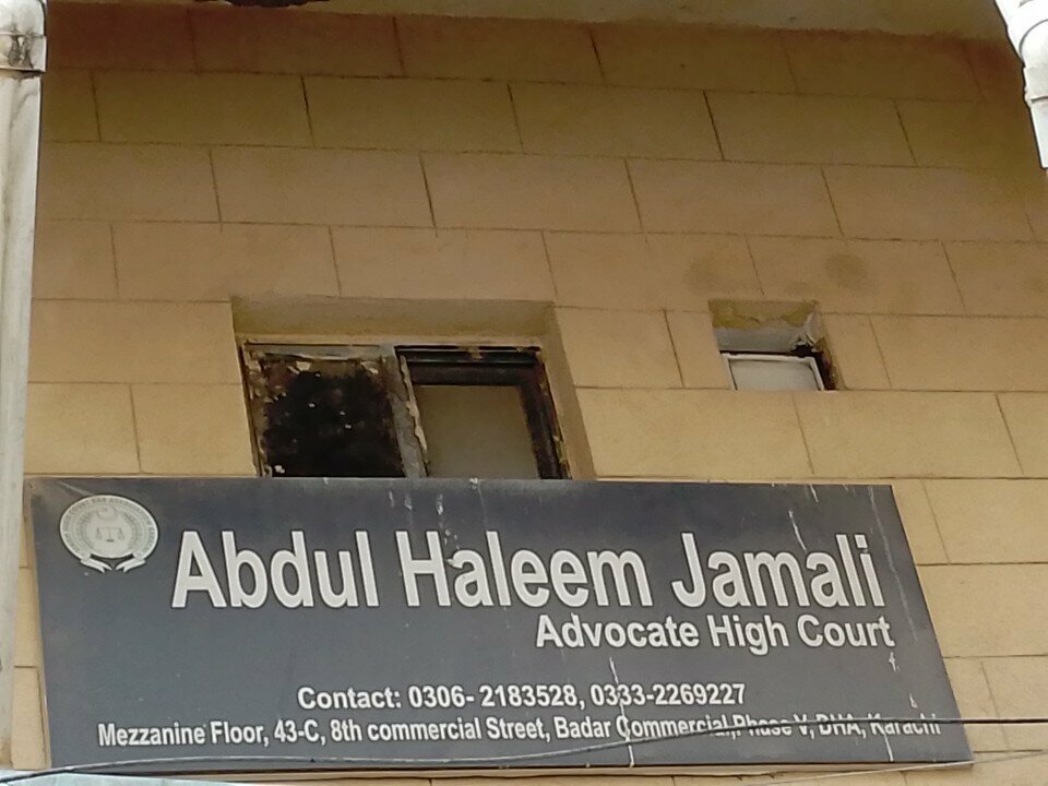 Avukatlar Abdul haleem jamali, Karaçi, foto