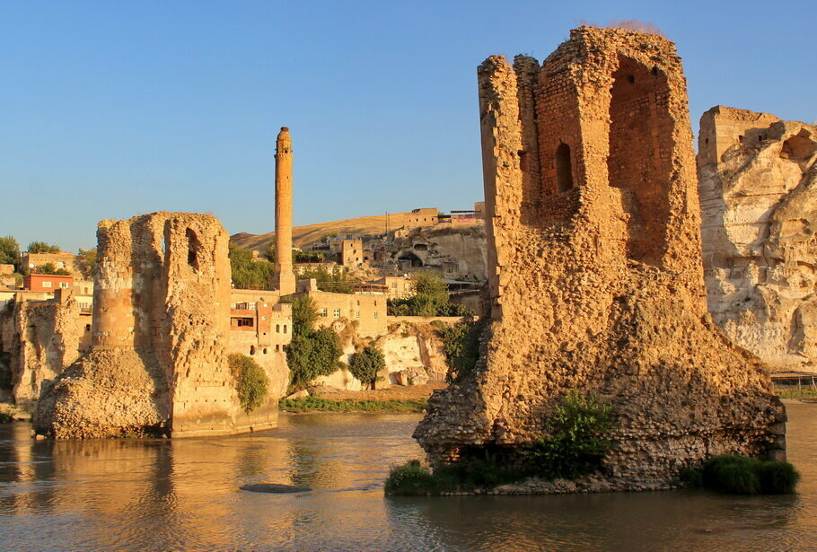 Turistik yerler Hasankeyf Kalesi, Hasankeyf, foto