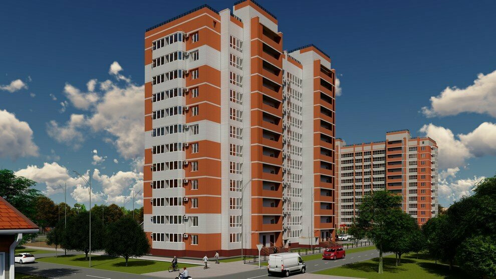 Konut blokları Белые паруса, Blagoveshchensk, foto