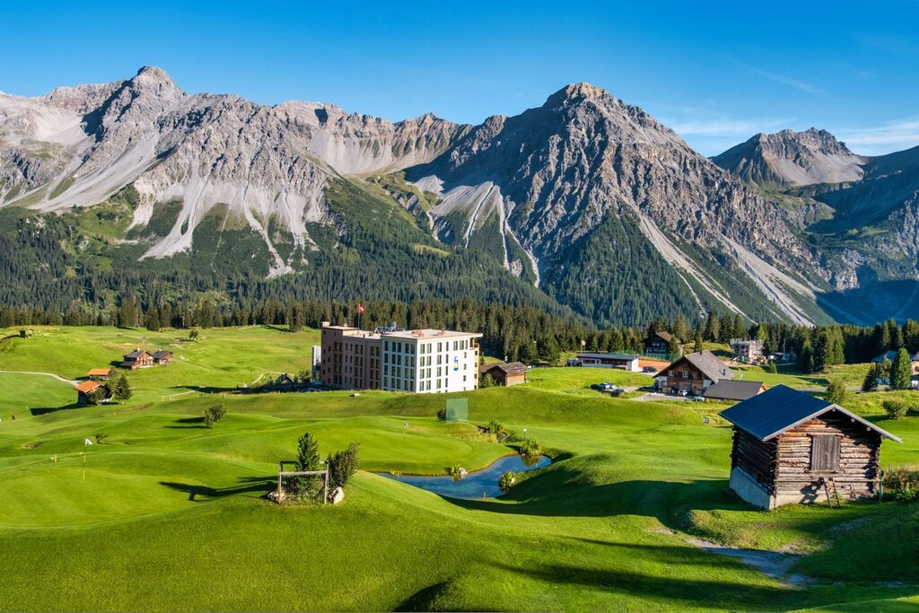Otel Golf- & Sporthotel Hof Maran, Arosa, foto