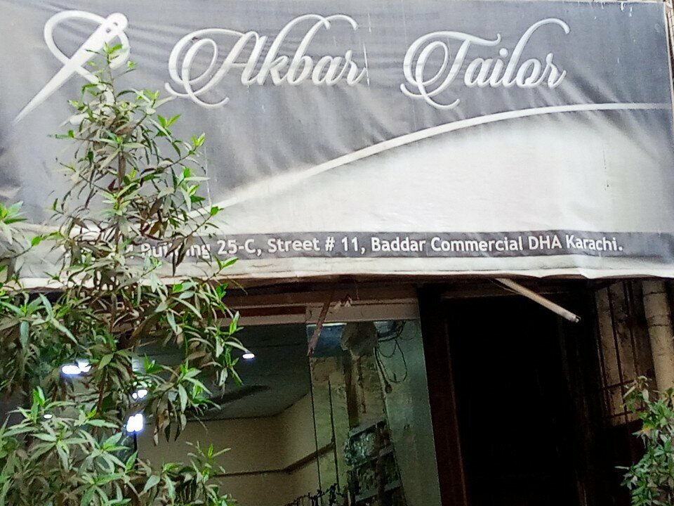 Giyim mağazası Akber tailor, Karaçi, foto