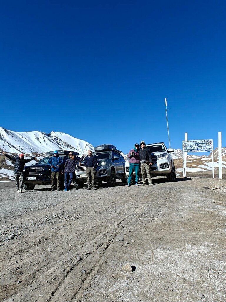 Dağ geçidi Перевал Хушанг 4655 метров, Dağlık Badahşan özerk ili, foto