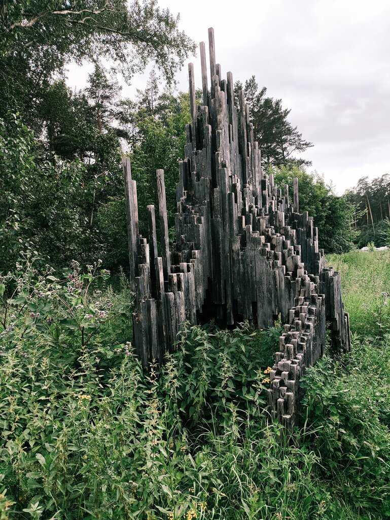 Dekorasyon ve süsleme, onur panosu Арт-объект Призрак леса, Yekaterinburg, foto