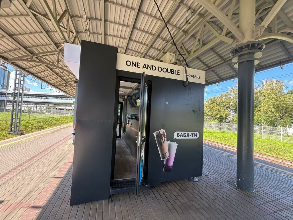 Kahve dükkanları One and Double, Moskova, foto