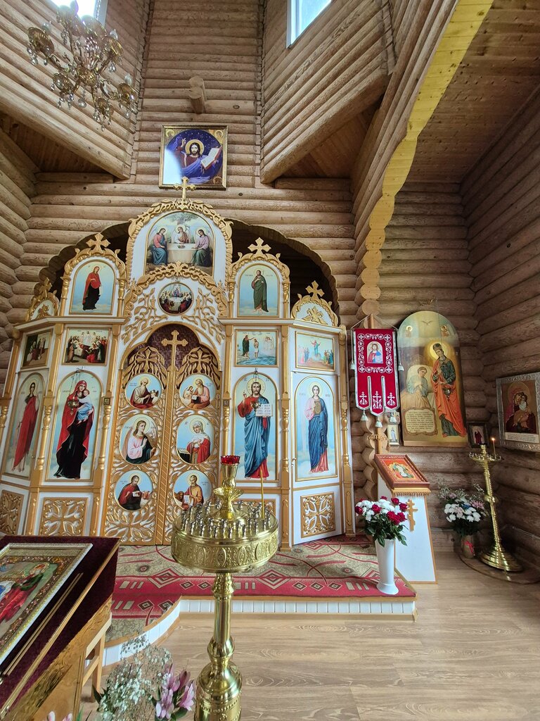 Ortodoks kiliseleri Tserkov Ikony Bozhiyey Materi Tselitelnitsa V Trutnevo, Pskovskaya oblastı, foto