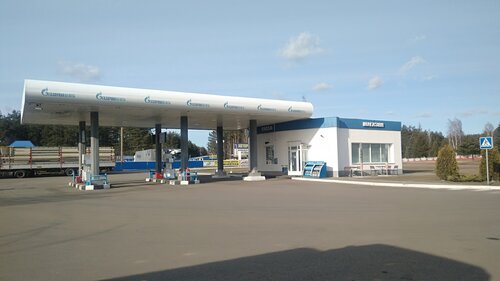 Benzin istasyonu Gazpromneft, Minskaya oblastı, foto