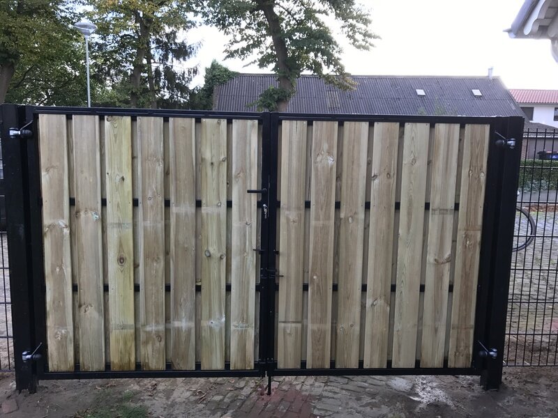 Çitler, parmaklıklar Uitkomst Hekwerken Poorten EN Gaashekwerken De, Limburg, foto
