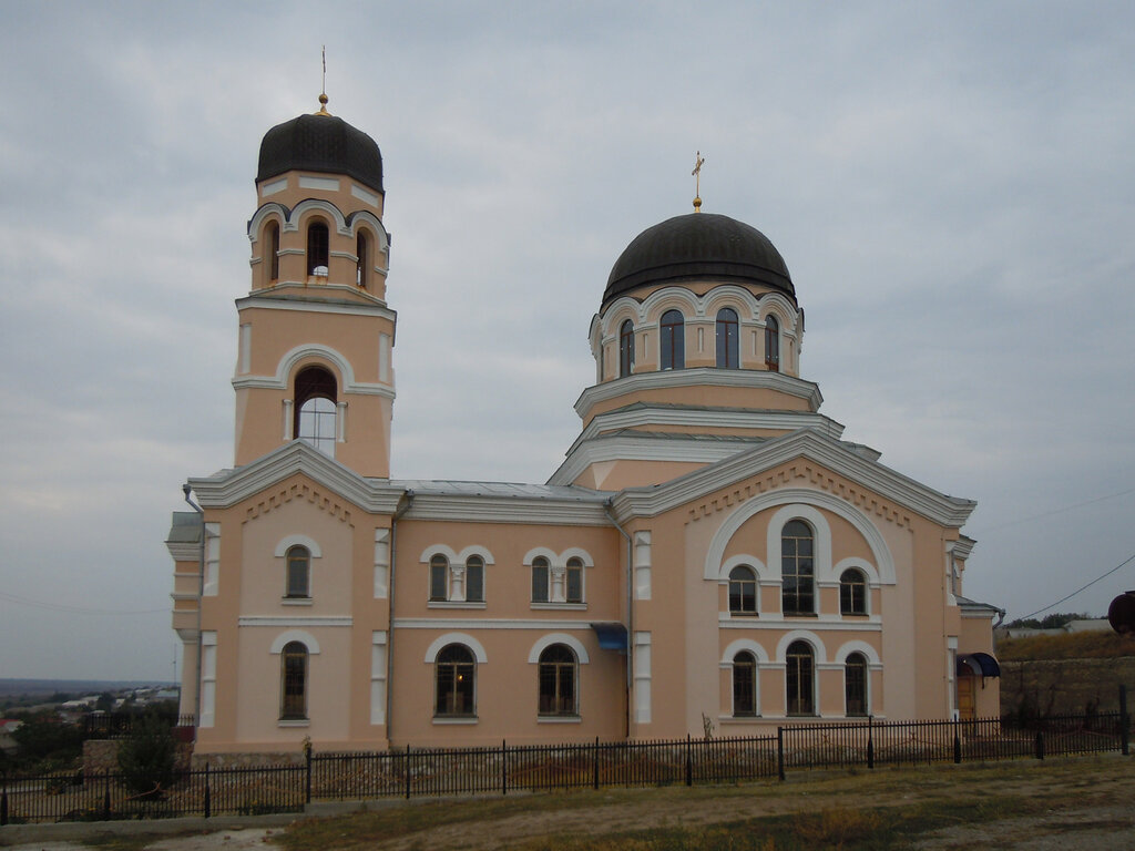 Ortodoks kiliseleri Saint Demetrius of Thessaloniki church in Krynychne, Odessa Bölgesi, foto