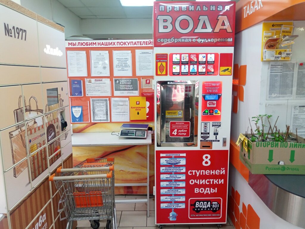 Su satışı Вода-воз, Nijni Tagil, foto