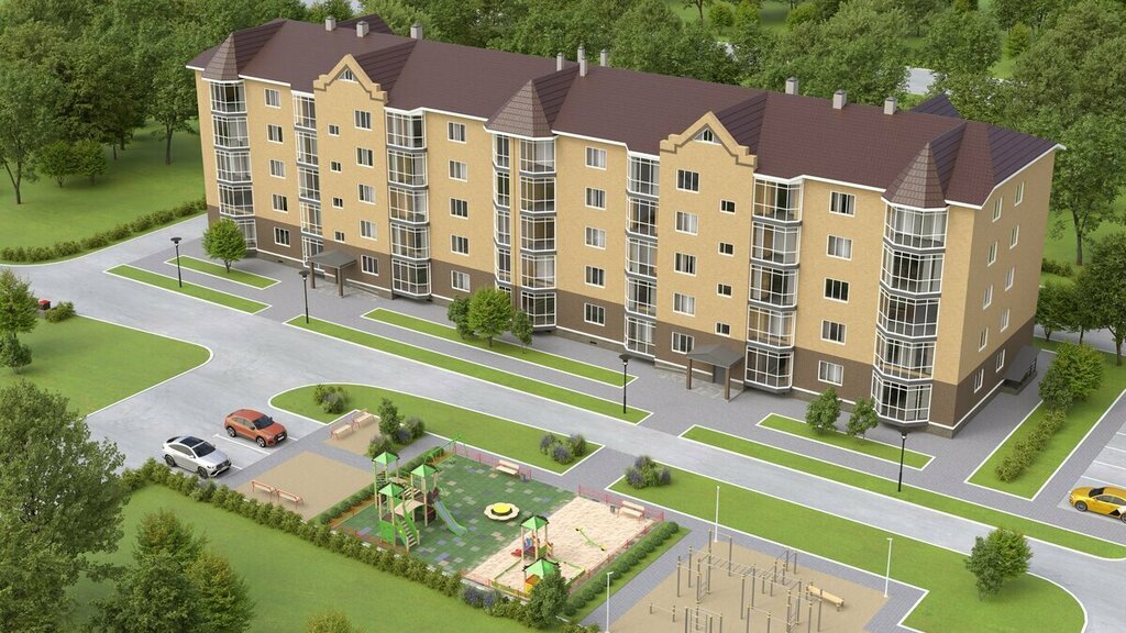 Konut blokları Центральный, Stavropolski krayı, foto