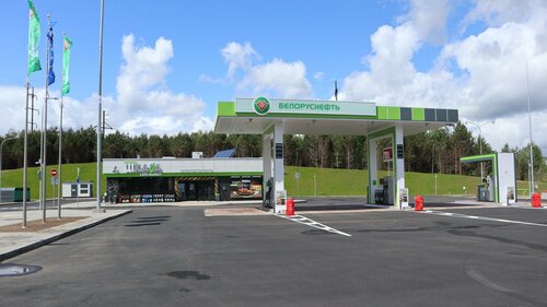 Benzin istasyonu Belorusneft, Minskaya oblastı, foto