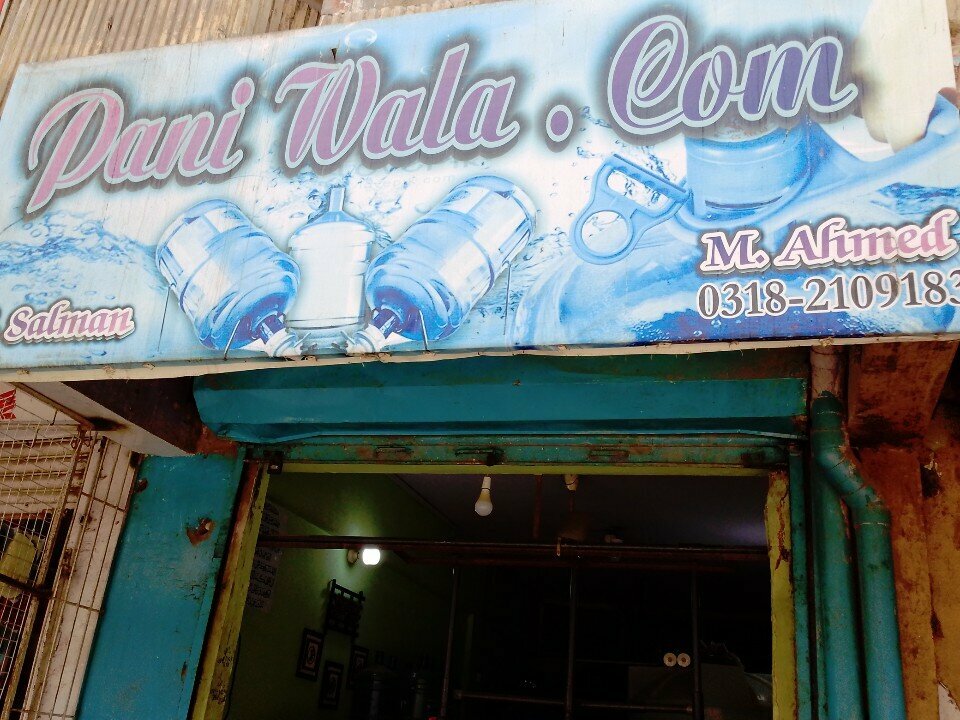 Su satışı Pani wala.com, Karaçi, foto