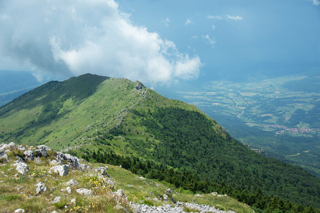 Dağ zirvesi гора Ртань, Dünya, foto