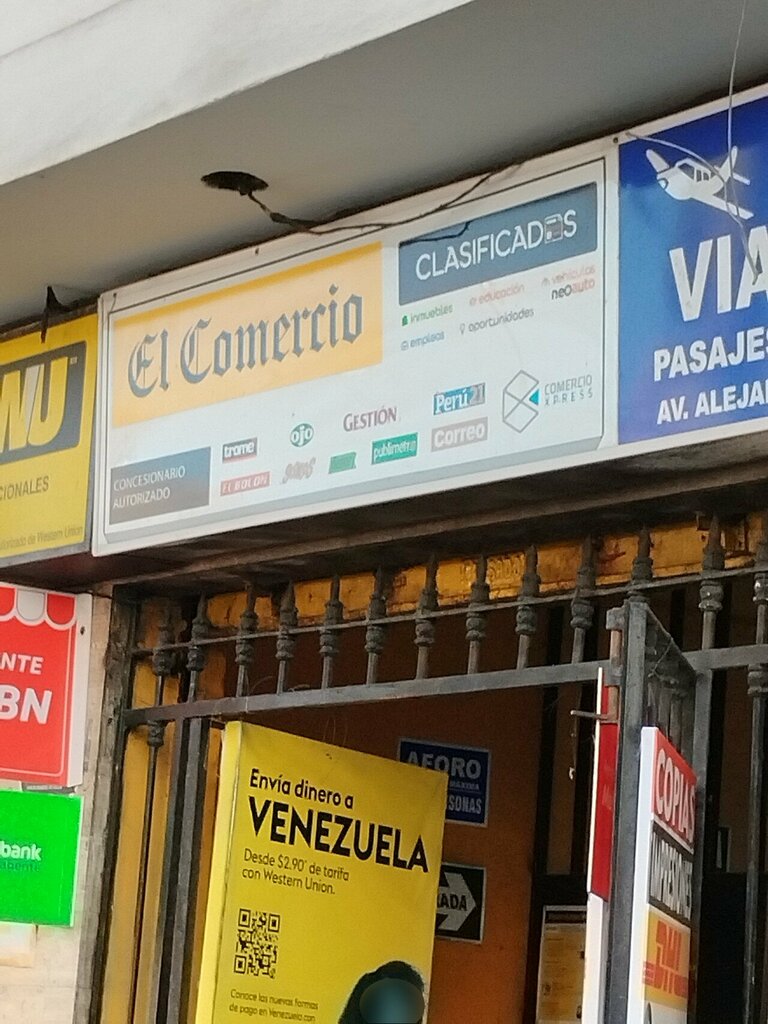 Gazete bayi The Classifieds Trade, Lima, foto