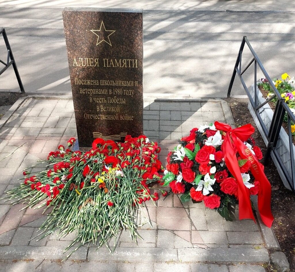 Anıt, heykel Аллея памяти, Saint‑Petersburg, foto