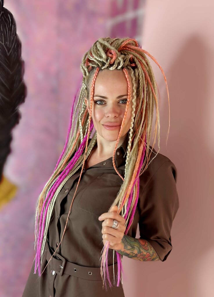 Saç uzatma Afrotori, Moskova, foto