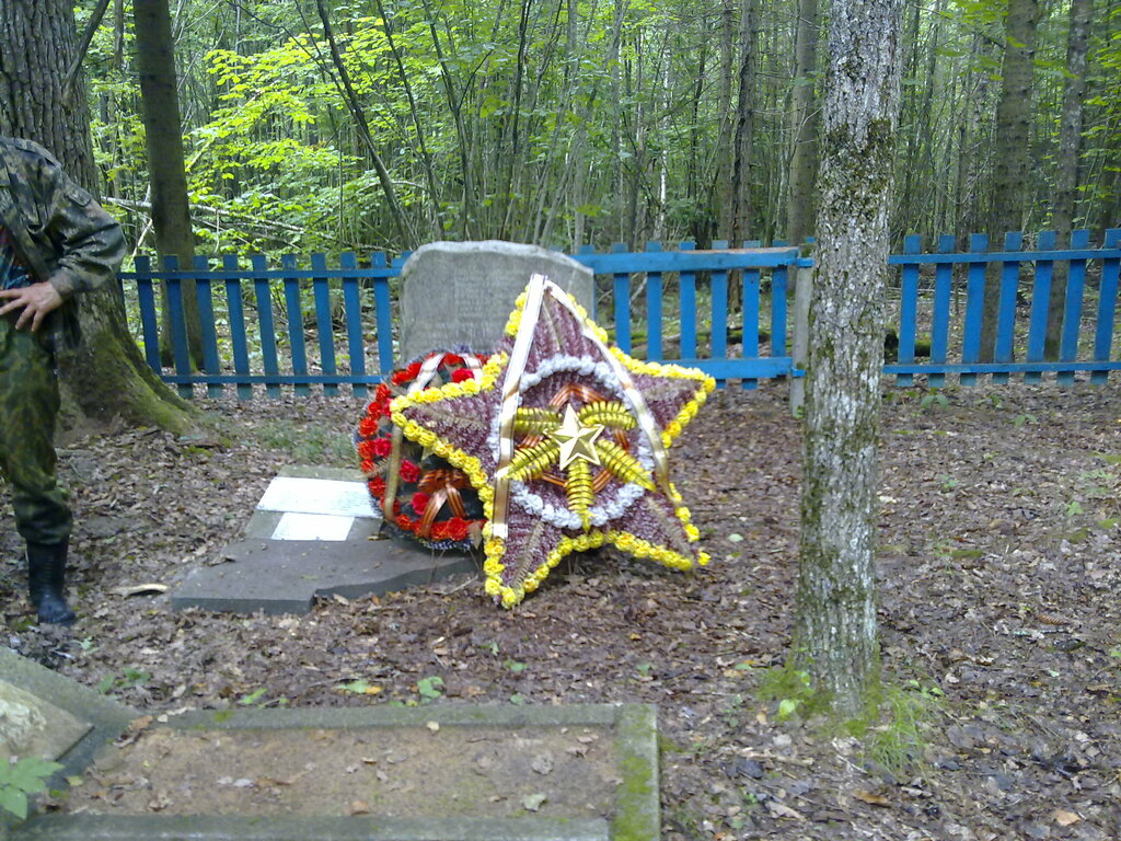 Anıt, heykel Братская могила, Mogiliovskaya oblastı, foto