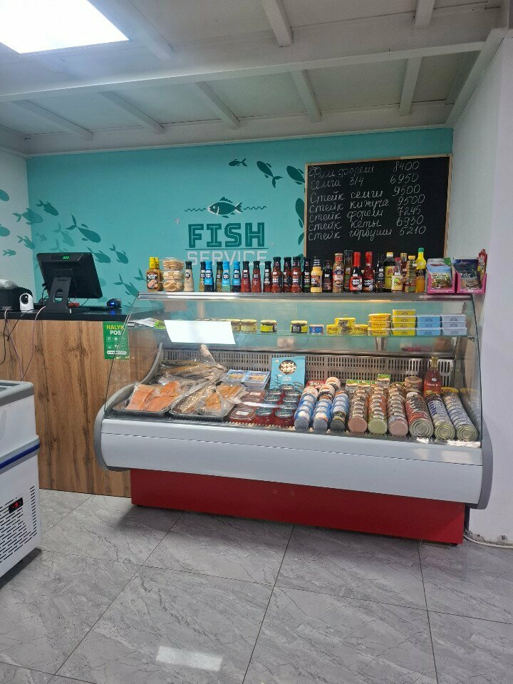 Balık ve deniz ürünleri Fish service, Astana, foto
