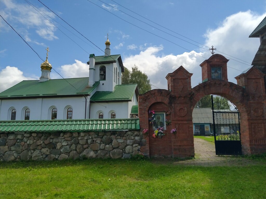 Ortodoks kiliseleri Tserkov Nikolaya Chudotvortsa V Panikovichakh, Pskovskaya oblastı, foto