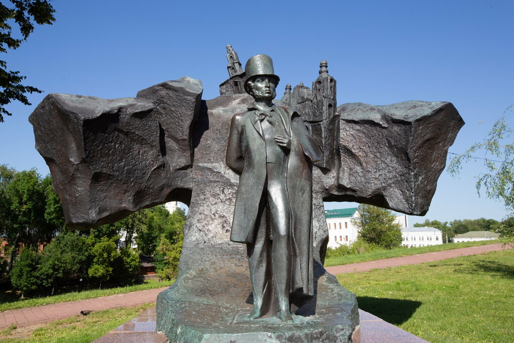 Anıt, heykel Александр Сергеевич Пушкин, Vitebsk, foto