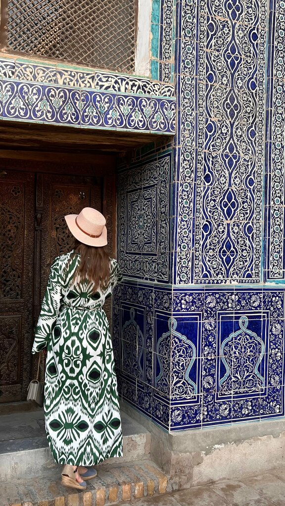 Kumaşçılar Brilliant Silk, Buhara, foto