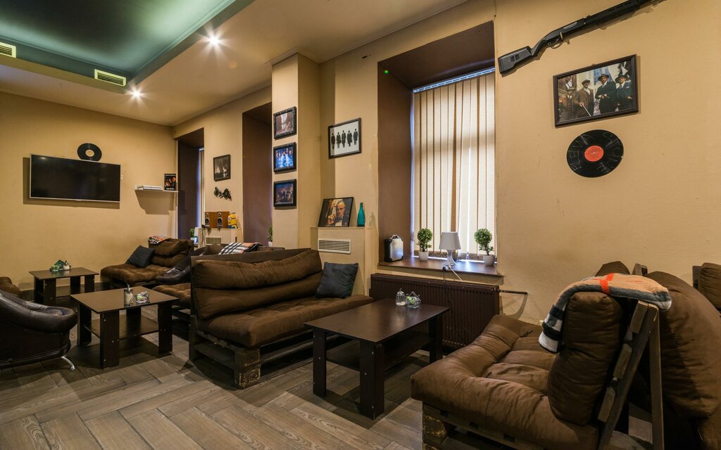 Nargile kafeler Launzh-bar Smoke Mafia, Moskova, foto