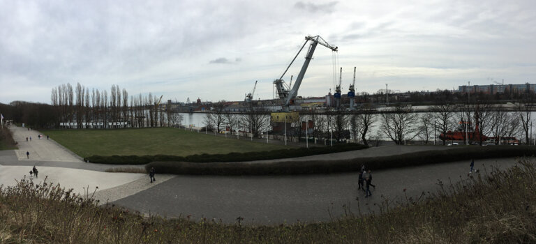 Anıt, heykel Westerplatte, Gdansk, foto