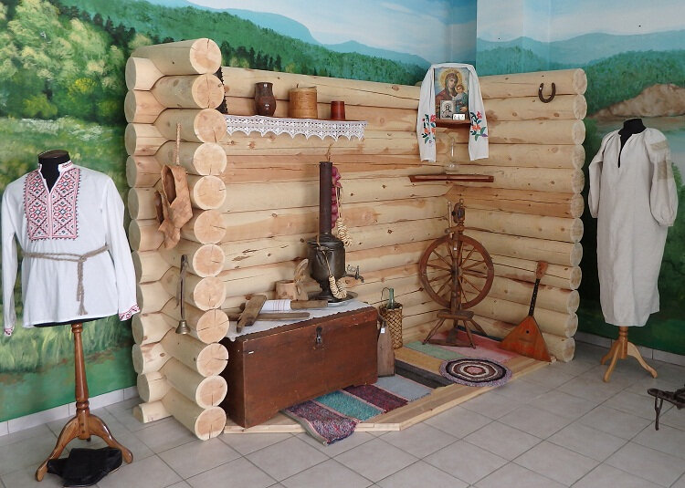 Müzeler ve sanat galerileri Muzey istorii zolotodobychi Severo-Yeniseyskogo rayona, Krasnoyarski krayı, foto