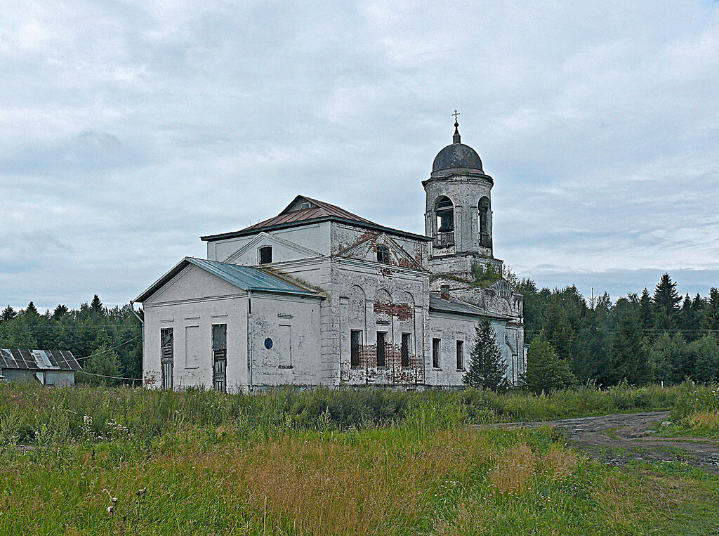 Ortodoks kiliseleri Tserkov Antoniya Velikogo na Antoniyevom Pogoste, Vologodskaya oblastı, foto