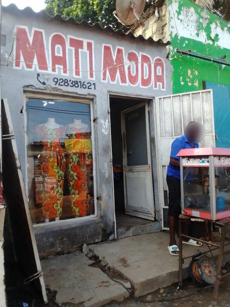 Dış giyim mağazası Mati Moda, Loanda, foto