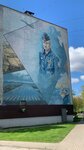 Герой РФ, заслуженный летчик России, заместитель командующего авиацией ВМФ генерал-майор Апакидзе Тимур Автандилович (1954-2001) (ulitsa Zhilenkova No:14, mikrorayon Chkalovsk), anıt levhası, anıt taş  Kaliningrad'dan