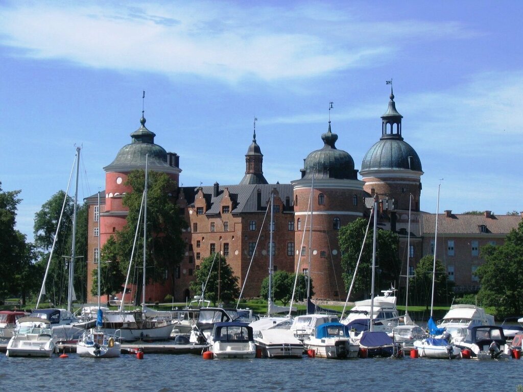 Turistik yerler Gripsholms Slott, Sodermanland Vilayeti, foto