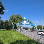 Нижнекамск - Красный Ключ (Republic of Tatarstan, Nizhnekamskiy District, Krasnoklyuchinskoye selskoye poseleniye, posyolok Krasny Klyuch), giriş işareti  Tataristan'dan