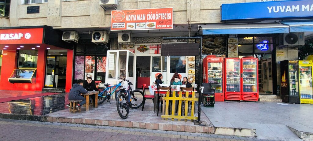 Yemek salonu, gastromarket Meşhur Adıyaman Çiğ Köftecisi Asaf Usta, Antalya, foto