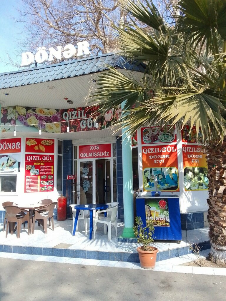 Fast food Qızılgül dönər evi, Mingeçevir, foto