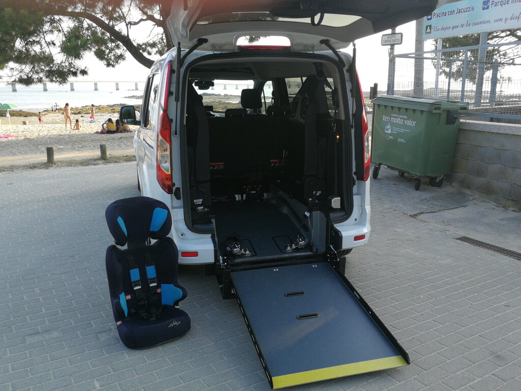 Taksi Taxis Vilanova De Arousa Javier, Galisya, foto