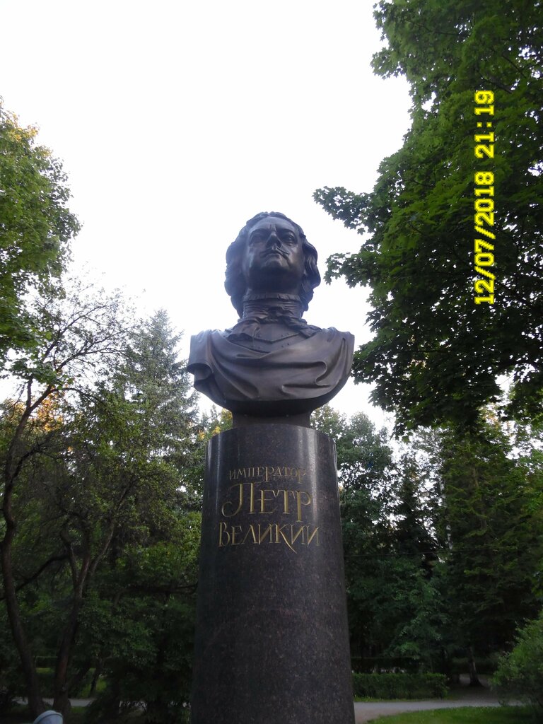 Anıt, heykel Пётр I Великий, Saint‑Petersburg, foto