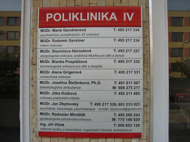 Aile danışmanlığı Mindžák Radoslav MUDr, Hradec Kralove, foto