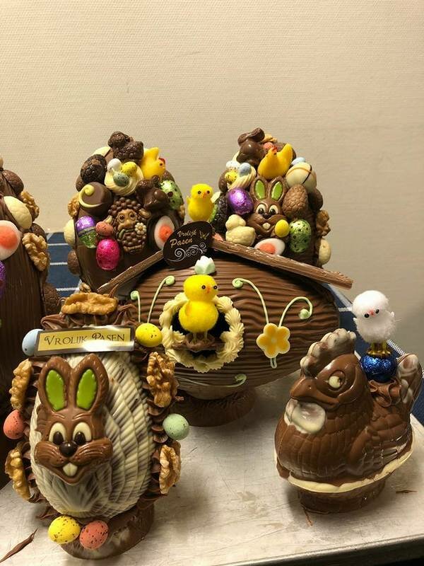 Ekmek fırını Bakkerij Bos Echte Bakker, Groningen eyaleti, foto