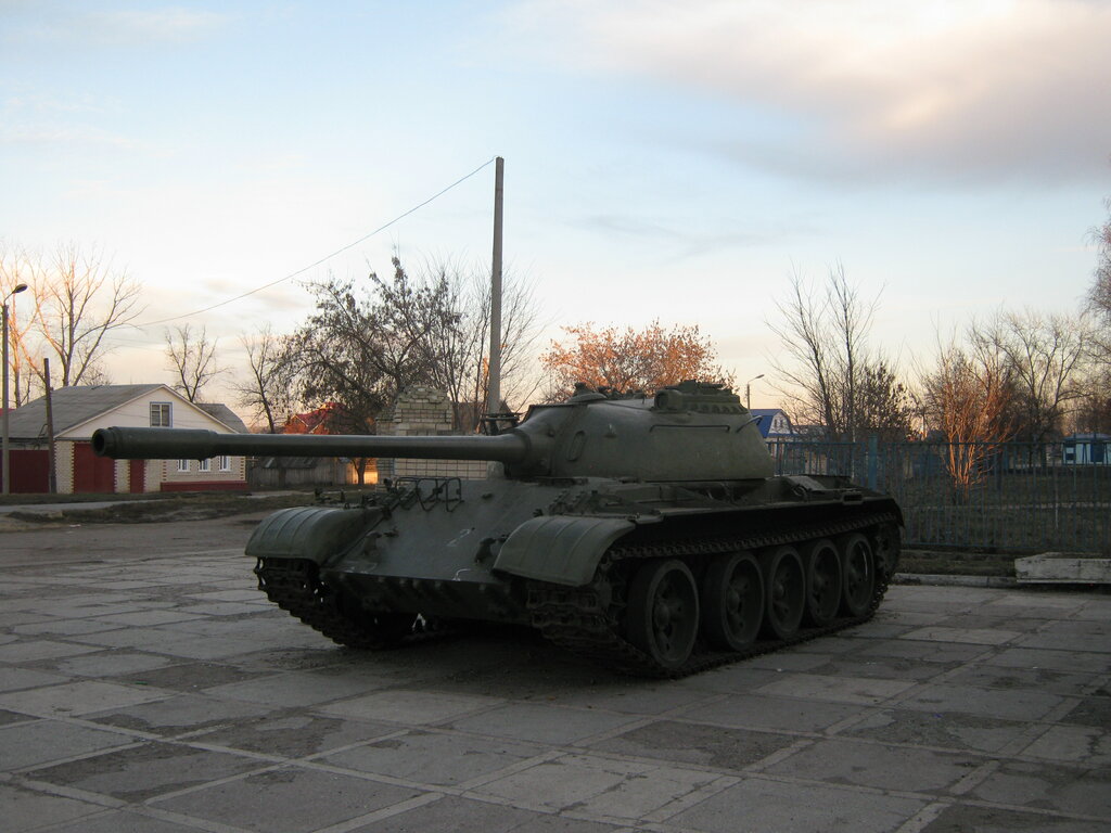 Teknoloji anıtı Танк Т-55, Kuznetsk, foto