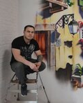 Роспись стен (Sverdlova Street No:40А), sanat atölyeleri  Kostroma'dan