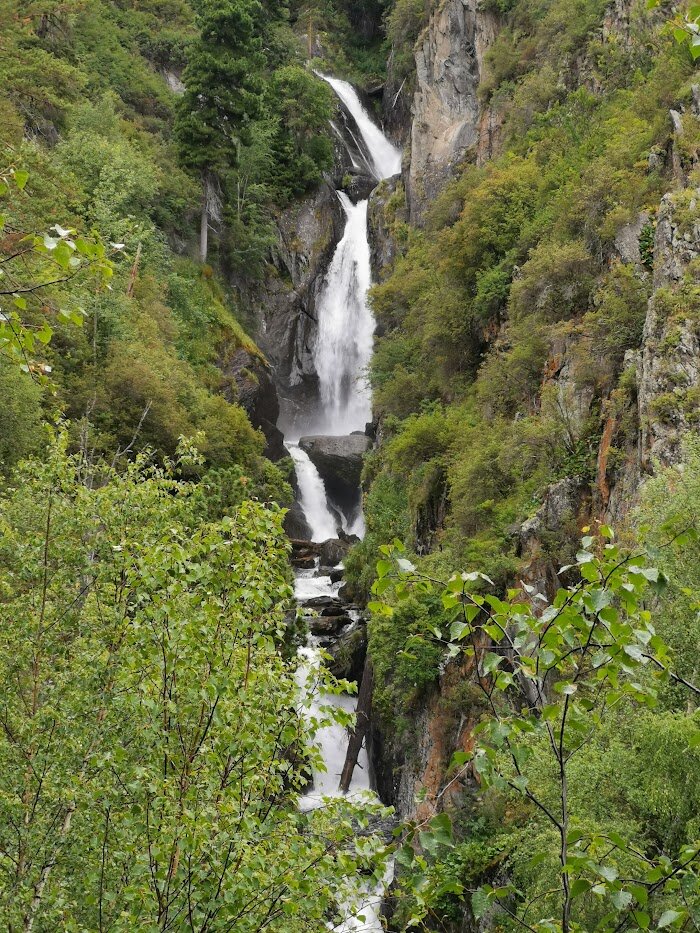 Şelale Водопад Ачелман, Altay Cumhuriyeti, foto