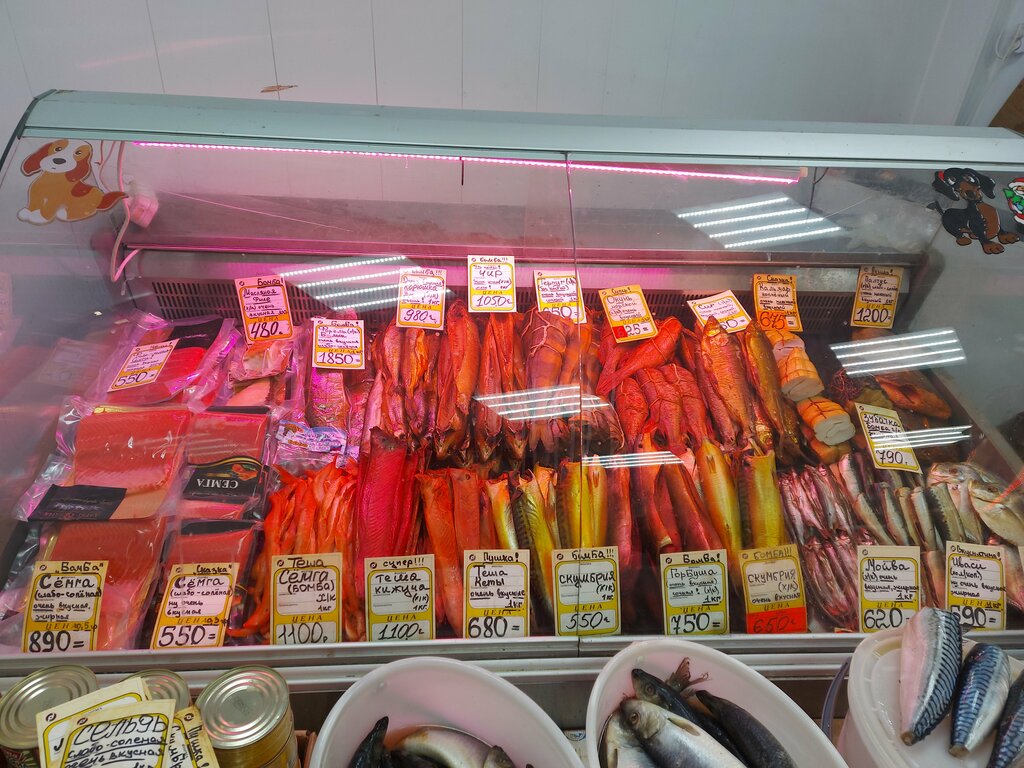 Balık ve deniz ürünleri Рыбный домик, Şuya, foto