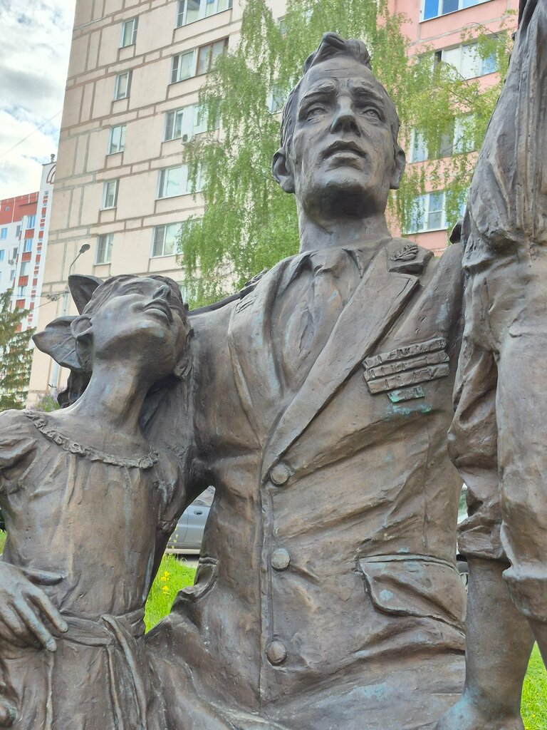 Anıt, heykel Возвращение отца, Moskova, foto